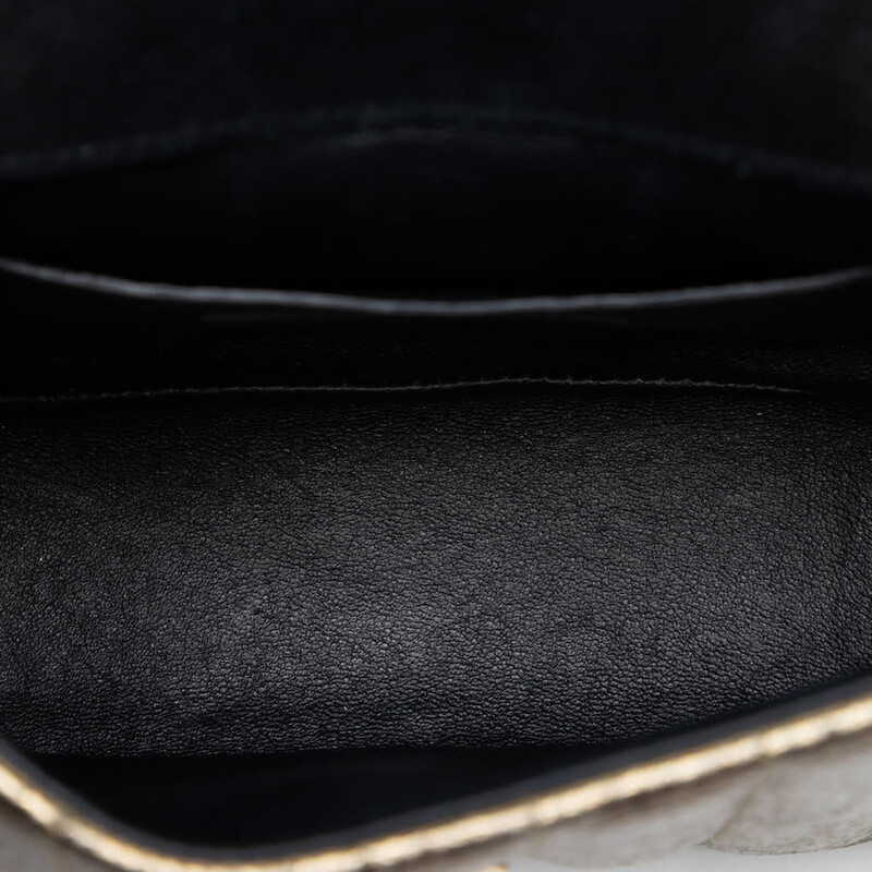 Saint Laurent Pre-owned Saint Laurent Small Metallic Grain De Poudre ...