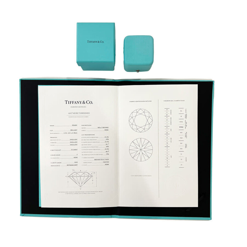 Tiffany & Co. Pre-Owned Tiffany & Co. Solitaire Engagement Ring in ...