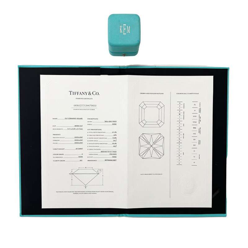 Tiffany & Co. Pre-Owned Tiffany & Co. Tiffany True Engagement Ring in ...