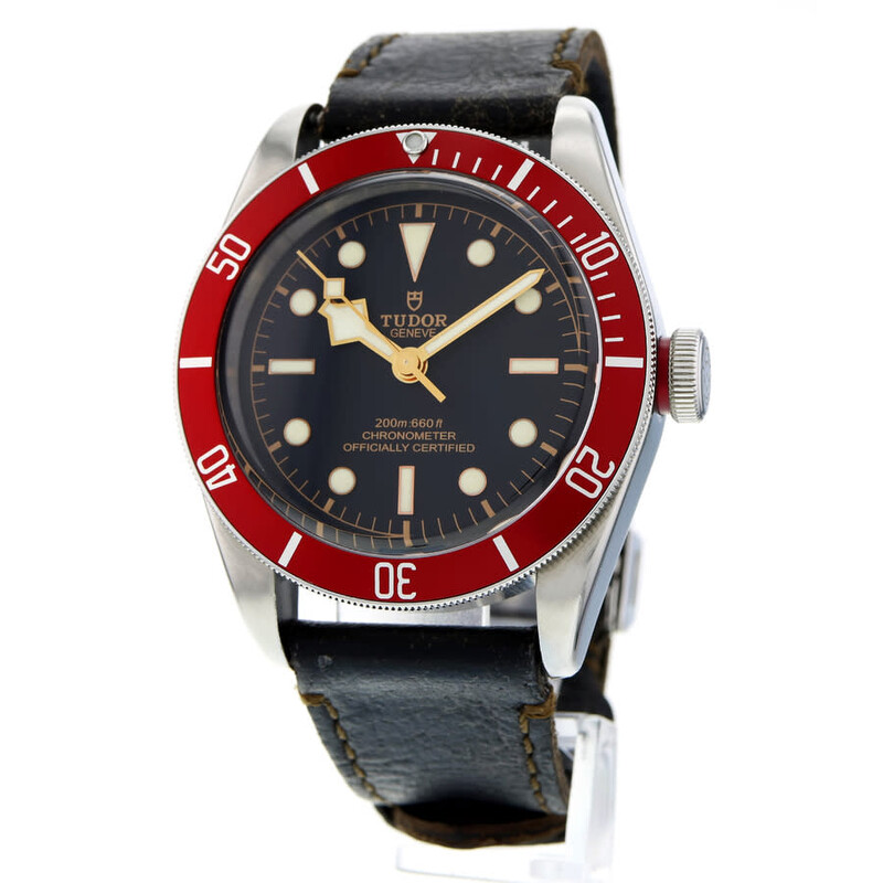 Tudor Pre-owned Tudor Black Bay Automatic Black Dial Men's Watch 79230R ...