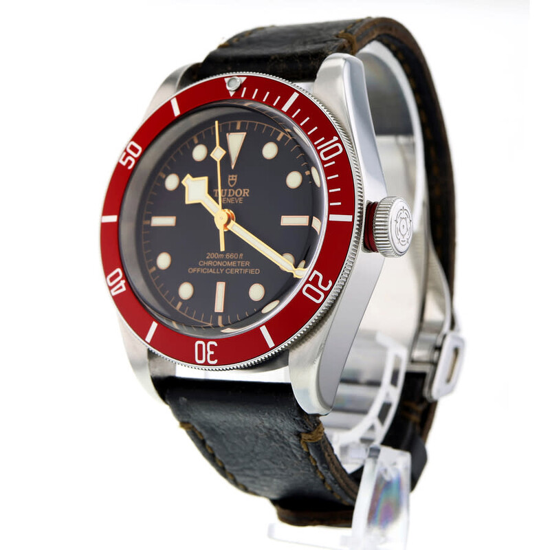Tudor Pre-owned Tudor Black Bay Automatic Black Dial Men's Watch 79230R ...