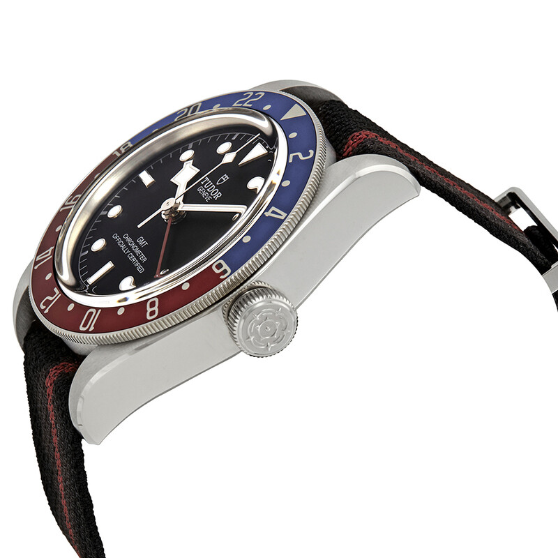 Tudor Pre-owned Tudor Black Bay Automatic Black Dial Pepsi Bezel Men's ...