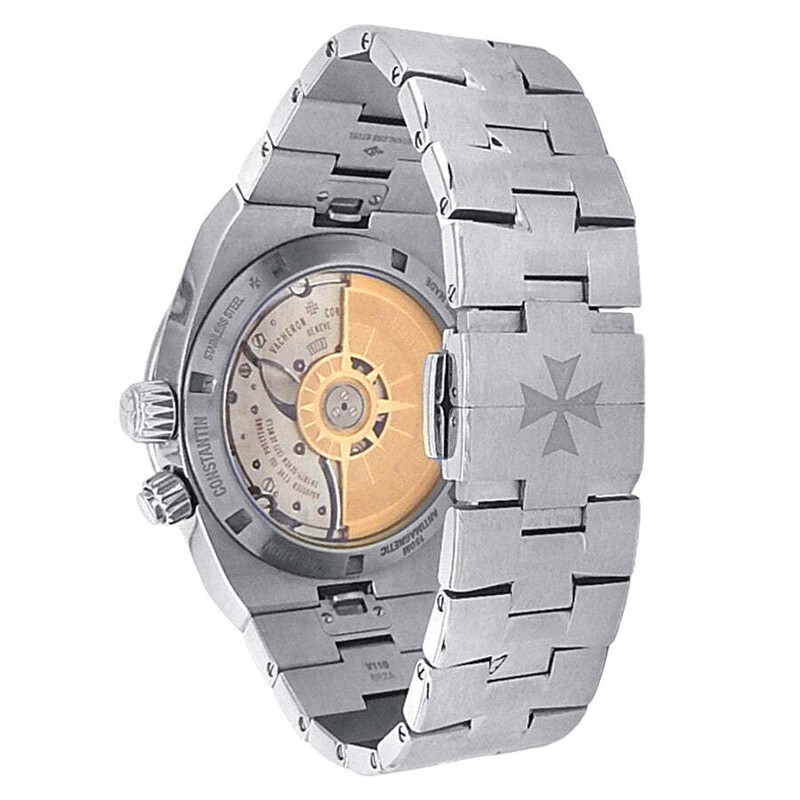 Vacheron Constantin Pre-owned Vacheron Constantin Overseas Blue Dial ...