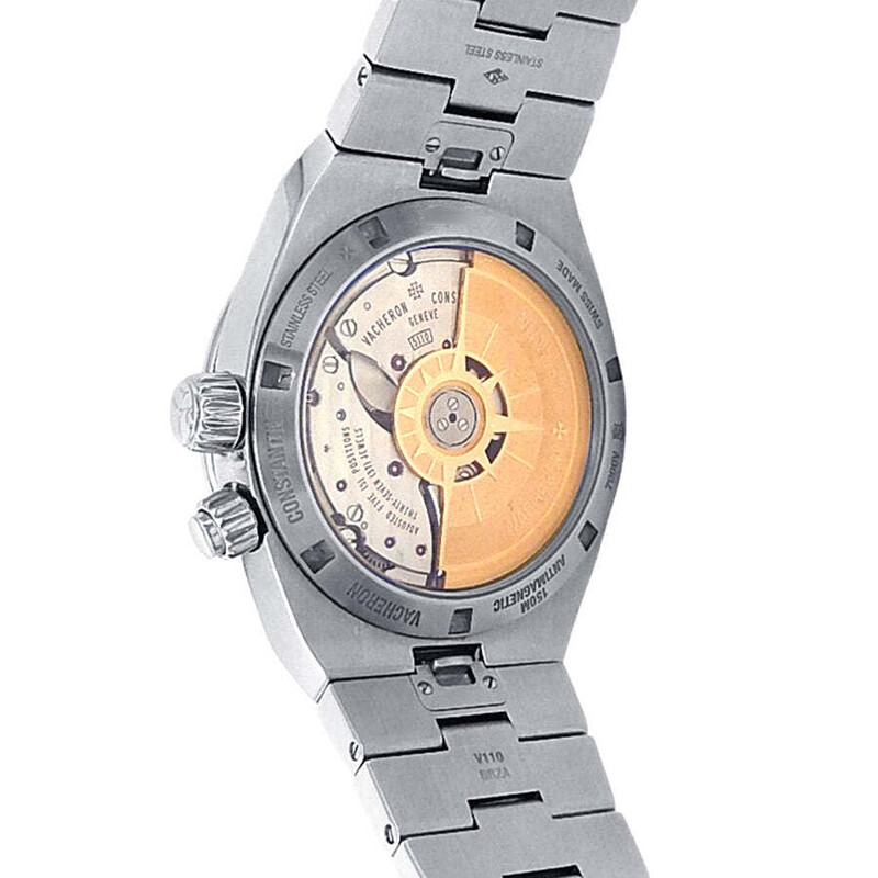 Vacheron Constantin Pre-owned Vacheron Constantin Overseas Blue Dial ...