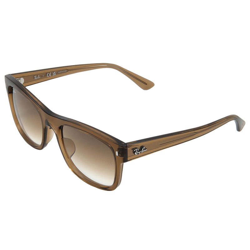Ray-Ban Brown Clear Gradient Square Unisex Sunglasses RB4428F 664051 56 ...