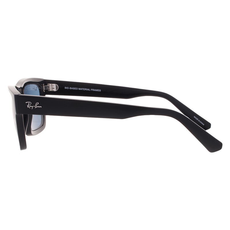 Ray-Ban Warren Bio Based Dark Blue Rectangular Unisex Sunglasses RB4396 ...