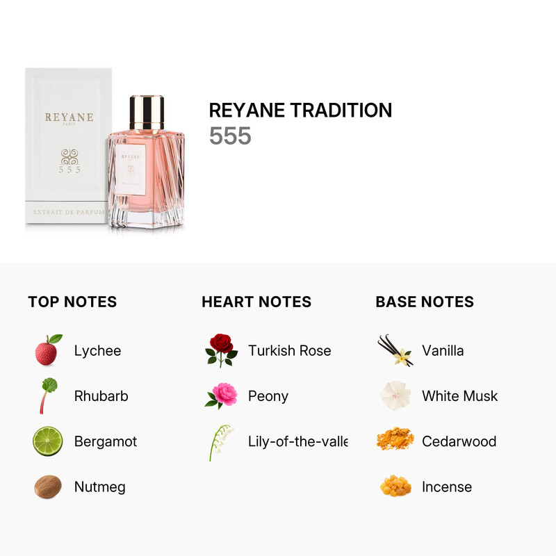Reyane Tradition Unisex 555 Extrait de Parfum Spray 3.3 oz Fragrances ...