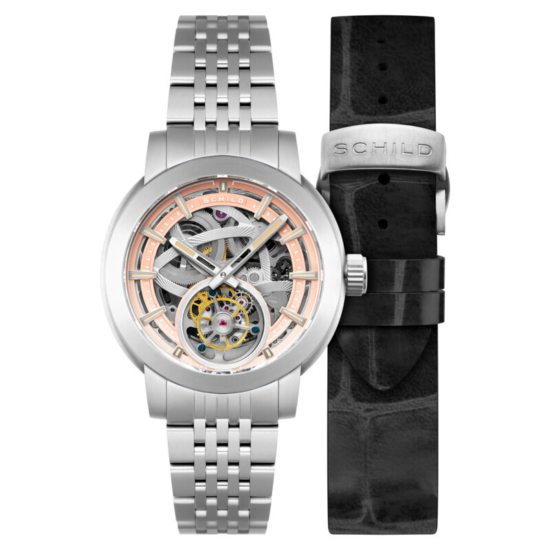 Schild Heinrich Automatic Rose Gold Dial Men's Watch SC-1006-66 ...