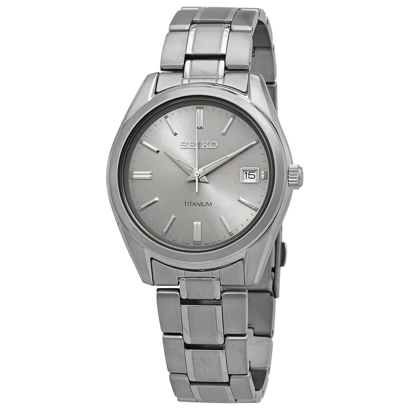 Seiko Essentials Quartz Silver Dial Men's Watch SUR369 4954628238849 ...
