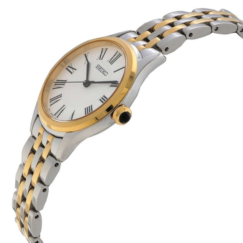 Seiko Classic Quartz White Dial Ladies Watch SUR612P1 4954628255921 ...
