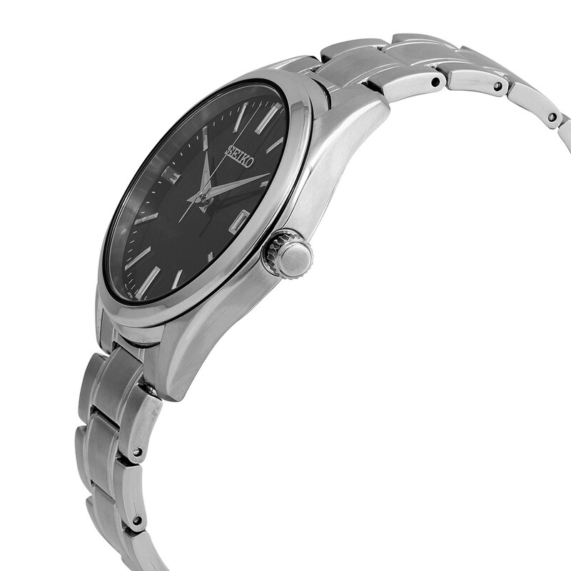 Seiko Essentials Quartz Black Dial Men's Watch SUR311 4954628233905 ...
