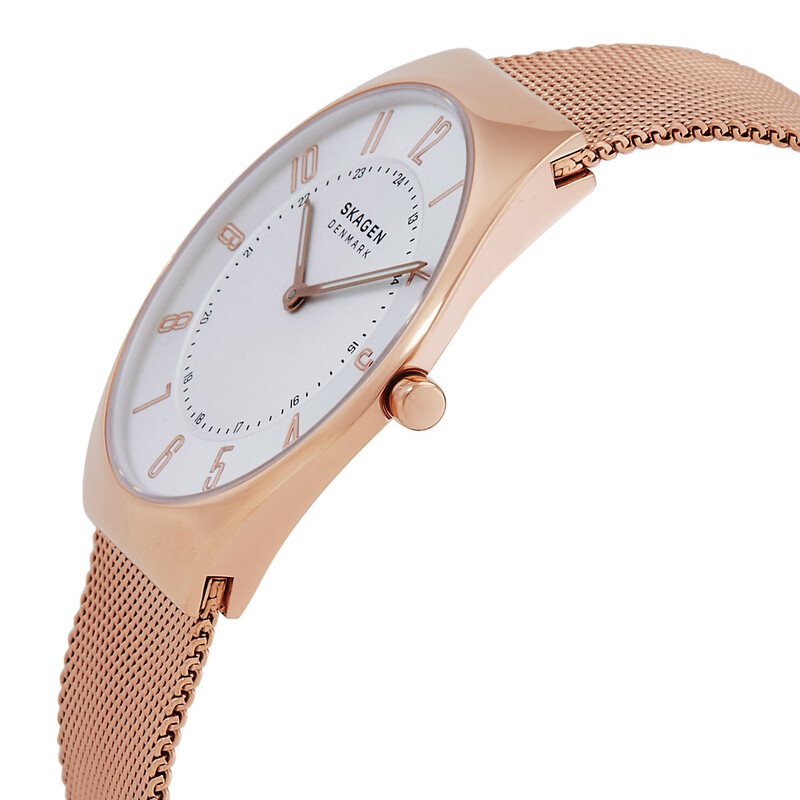 Skagen Grenen Ultra Slim Quartz White Dial Men's Watch SKW6827 ...
