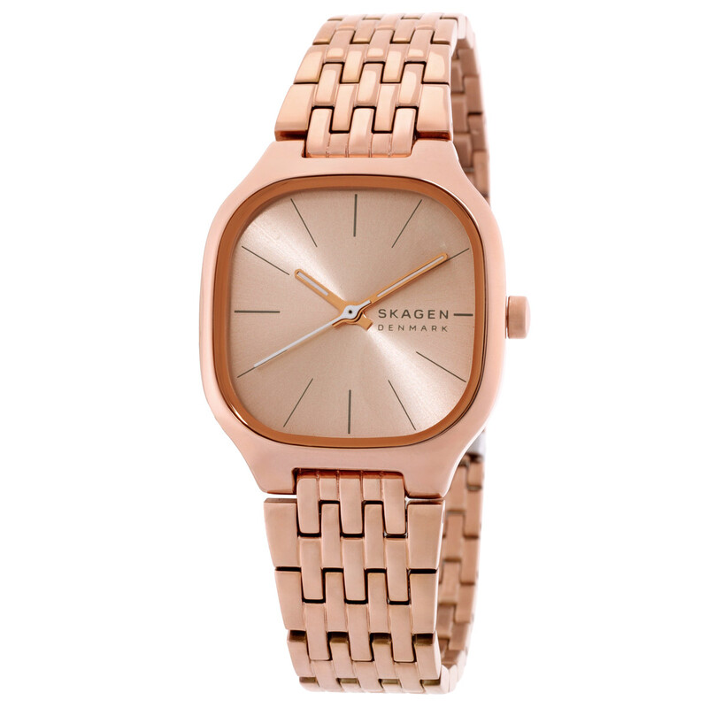 Skagen Mellem Lille Quartz Rose Gold Dial Ladies Watch SKW3166 ...