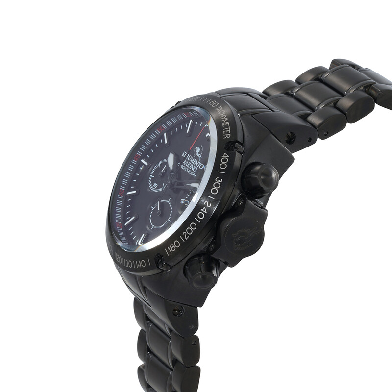Strumento Marino Defender Chrono Chronograph Quartz Black Dial Men's ...