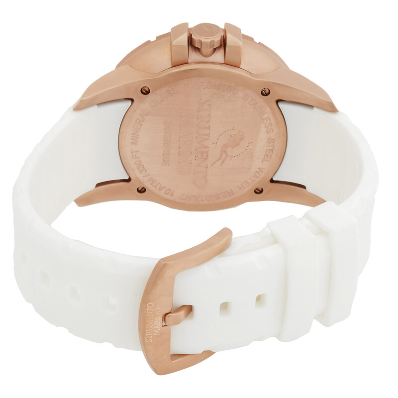 Strumento Marino Enterprise Quartz White Dial Men's Watch SM100S/RG/BN ...