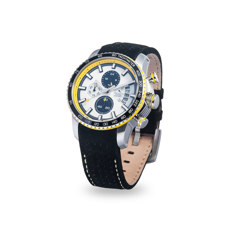 Strumento Marino Freedom Chronograph White Dial Men's Watch SM114L/SS ...