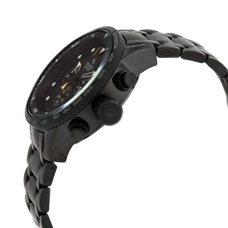 Strumento Marino Warrior Chrono Chronograph Quartz Black Dial Men's ...