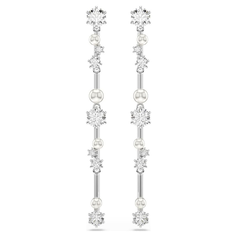 Swarovski Constella Crystal Pearl Drop Earrings 5705614 9009657056140 ...