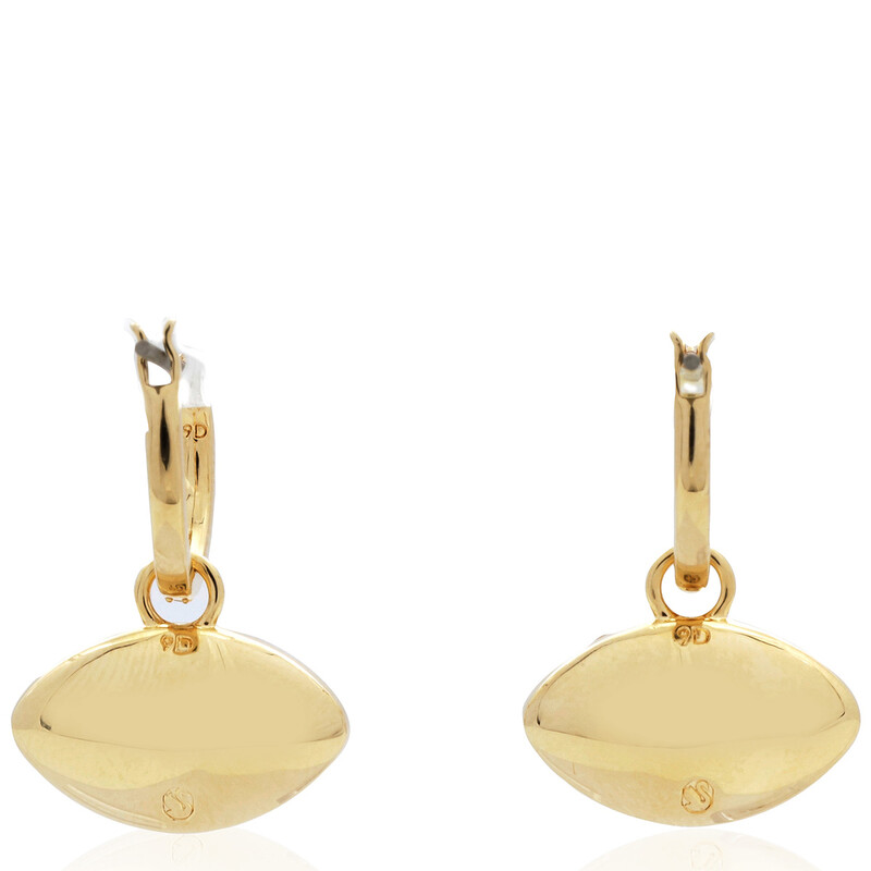 Swarovski Symbolica Blue / Gold Evil Eye Drop Earrings 5692163 ...