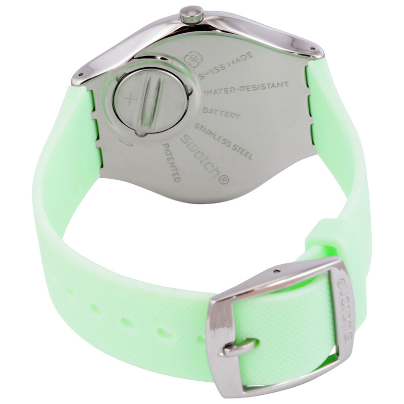 Swatch Skin Aloe Quartz White Dial Ladies Watch SYXS125 - Watches, Skin ...