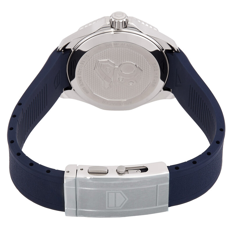 Tag Heuer Aquaracer Automatic Blue Dial Batman Bezel Men's Watch ...