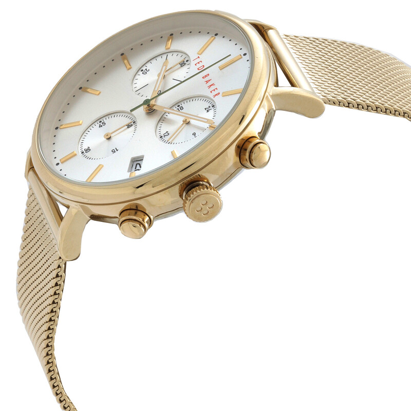Ted Baker Mimosaa Chronograph Quartz Silver Dial Men's Watch BKPMMF902 ...