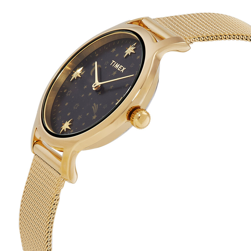 Timex Celestial Transcend Quartz Black Dial Ladies Watch TW2W21500 ...