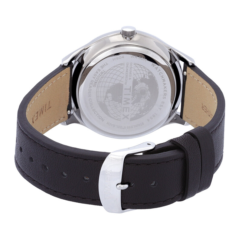 Timex Easy Reader Main Line Quartz Black Dial Men's Watch TW2U22300 ...