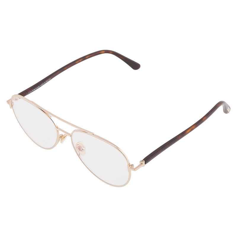 Tom Ford Blue Light Block Pilot Unisex Eyeglasses FT5684-B 028 55 ...