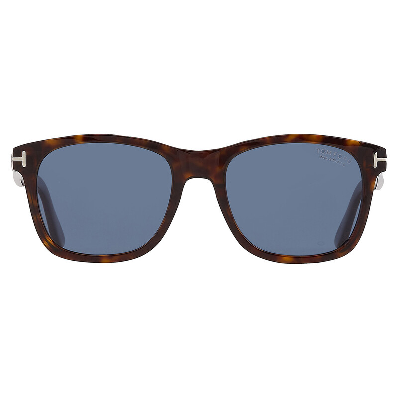 Tom Ford Eric Polarized Smoke Sport Men's Sunglasses FT0595 52D 55 ...