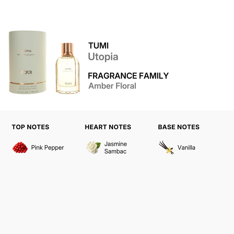 Tumi Ladies Utopia Experience Collector Extrait de Parfum Spray 3.4 oz ...