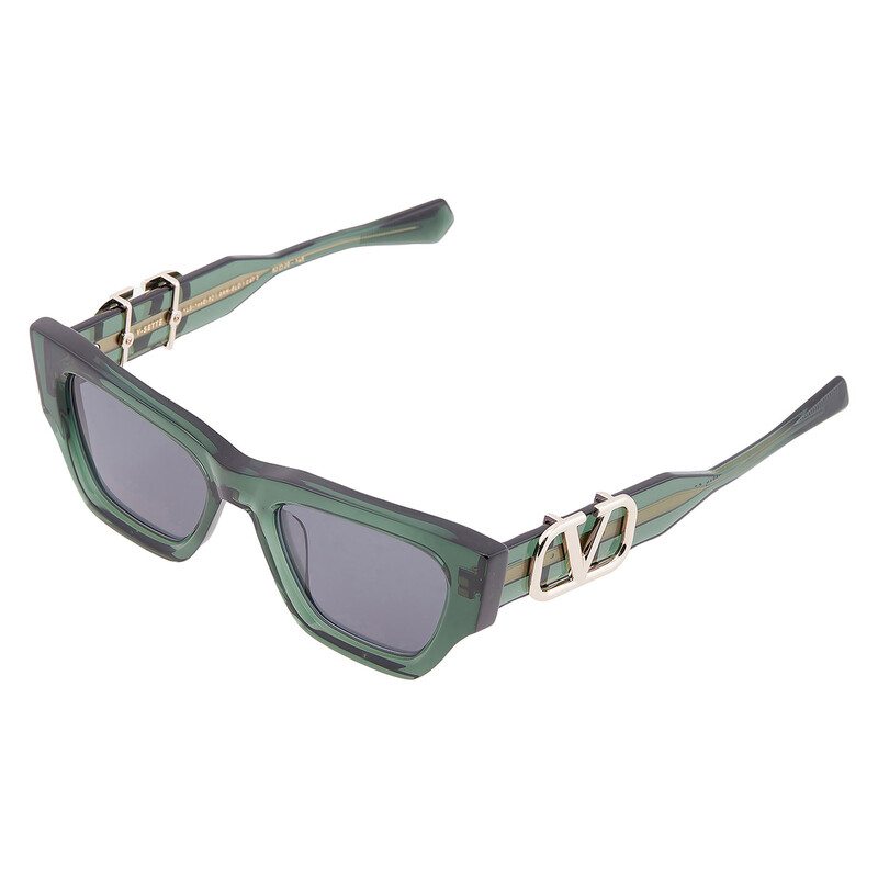 Valentino Garavani SETTE Grey Cat Eye Ladies Sunglasses VLS-166 D 52 ...