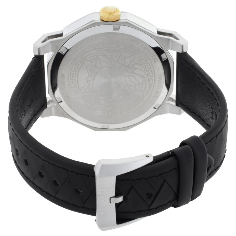 Versace Medusa Deco Quartz Silver Dial Men's Watch VE9I00124 ...