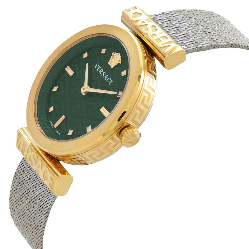 Versace Regalia Quartz Green Dial Ladies Watch VE6J00623 7630615126371 ...