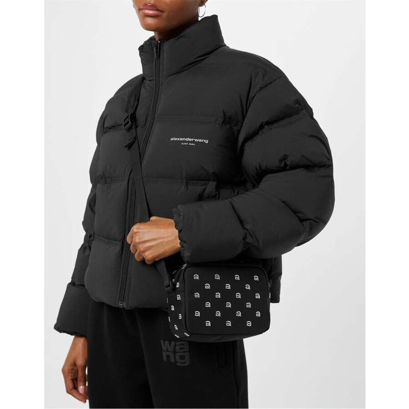 Alexander Wang Wangsport Crystal Logo Camera Bag Black > Shoulder ...