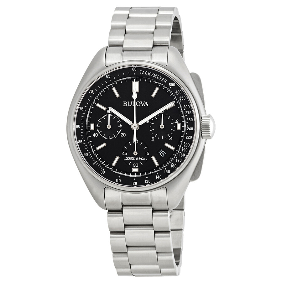 Bulova Curv Chronograph Black Dial Men's Watch 98A185 042429551145 ...