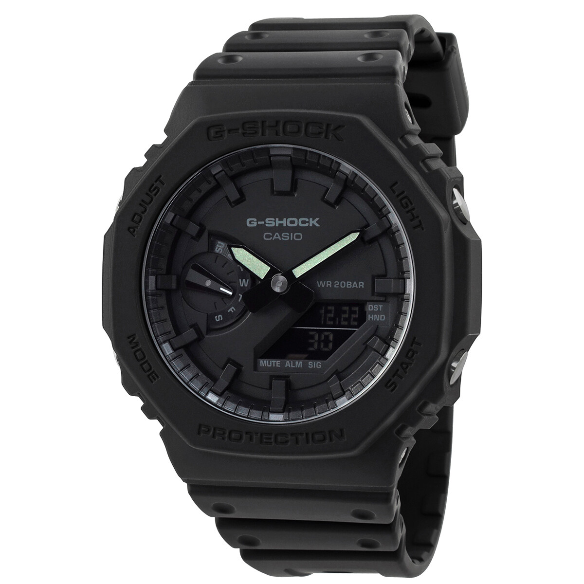 Casio G-Shock 2100 Series Quartz Black Dial Men's Watch GAB2100-1A ...
