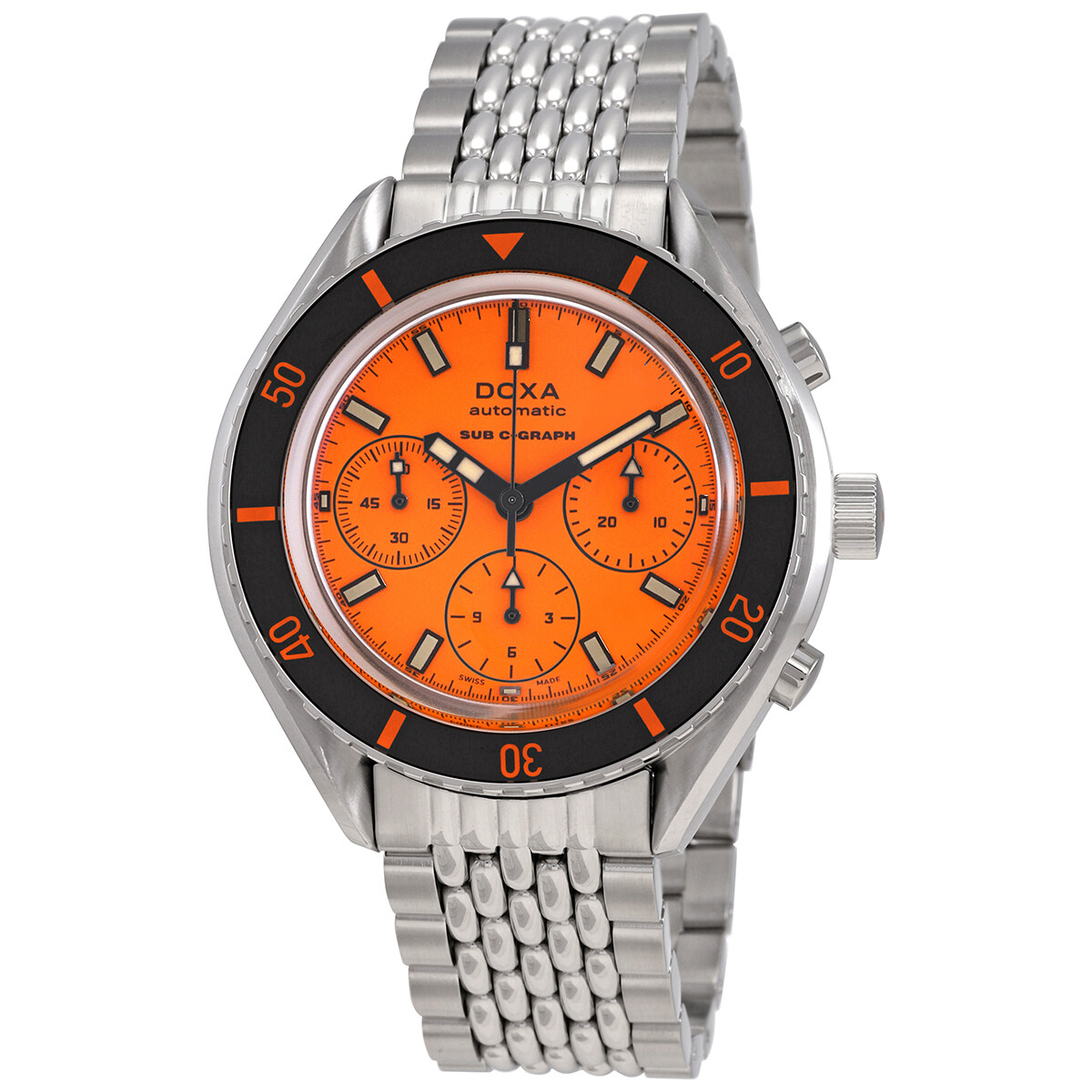 Doxa Sub 1500T Professional Automatic Orange Dial Men's Watch 883.10 ...