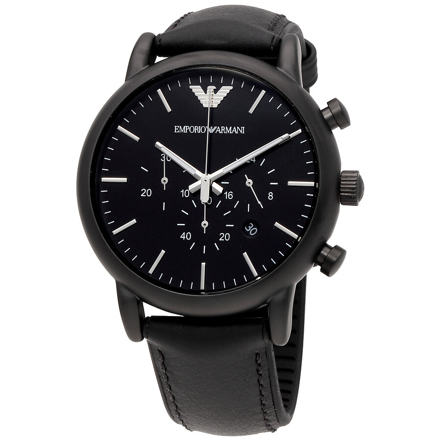 Emporio Armani Sportivo Black Dial Stainless Steel Men's Watch AR2457 ...