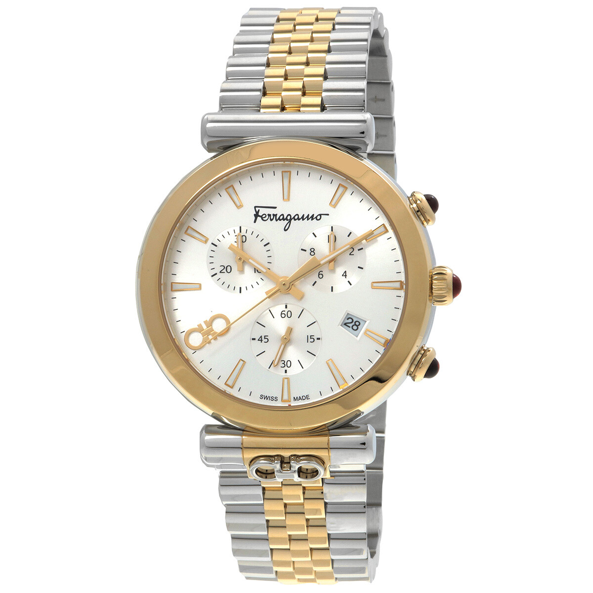 Ferragamo F-80 Classic Quartz Green Dial Men's Watch SFDT00119 ...