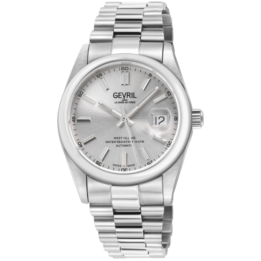Gevril Canal Street Automatic Black Dial Men's Watch 46600B ...