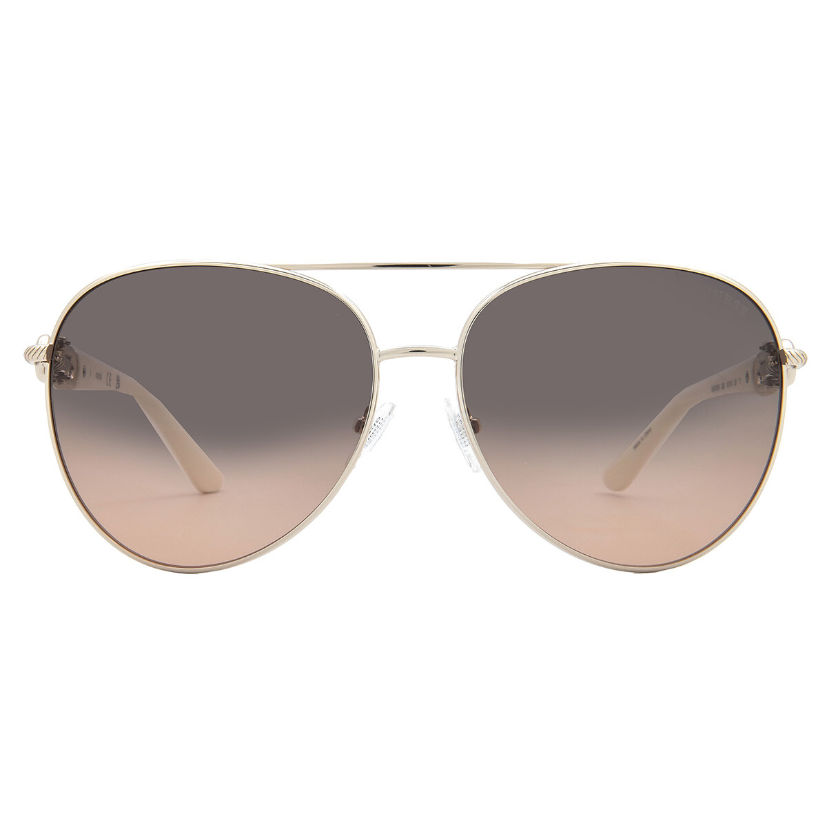 Guess Smoke Gradient Geometric Ladies Sunglasses GU00203-H 01B 56 ...