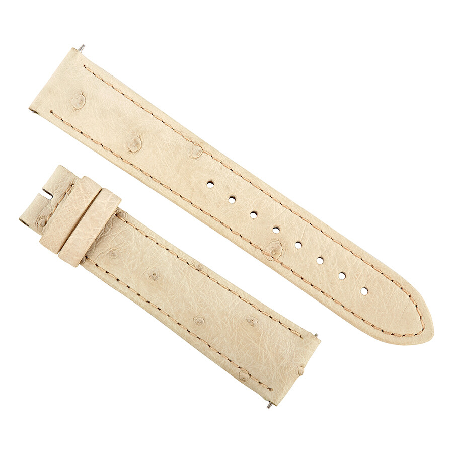 Hadley Roma 20 MM Matte Taupe Alligator Leather Strap 20ABT08C ...