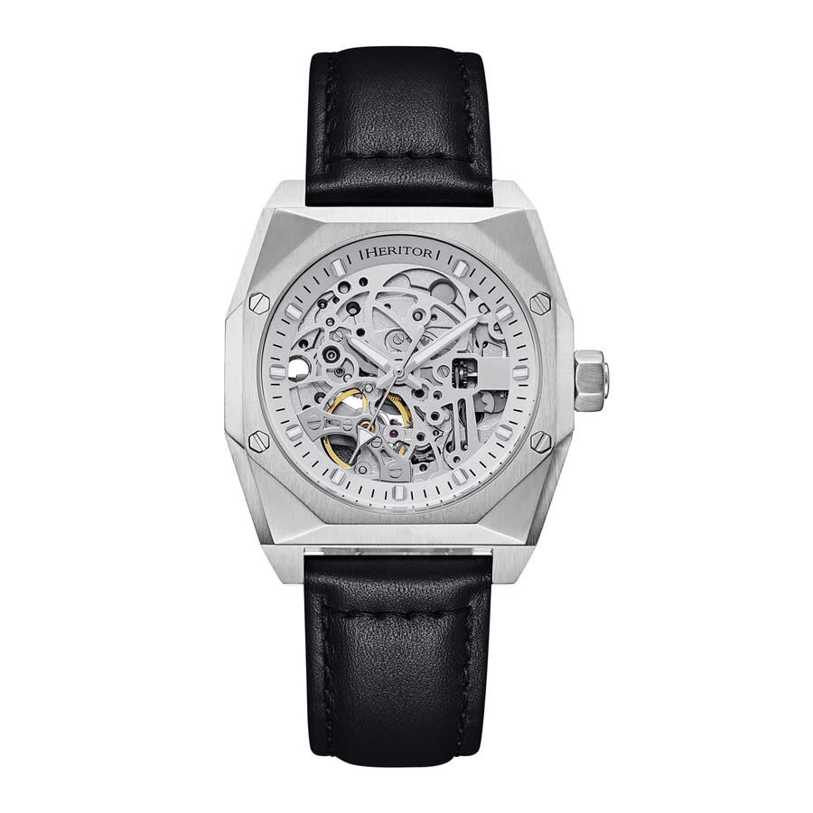 Heritor Arthur Automatic Silver Dial Men's Watch HR7901 847864166820 ...