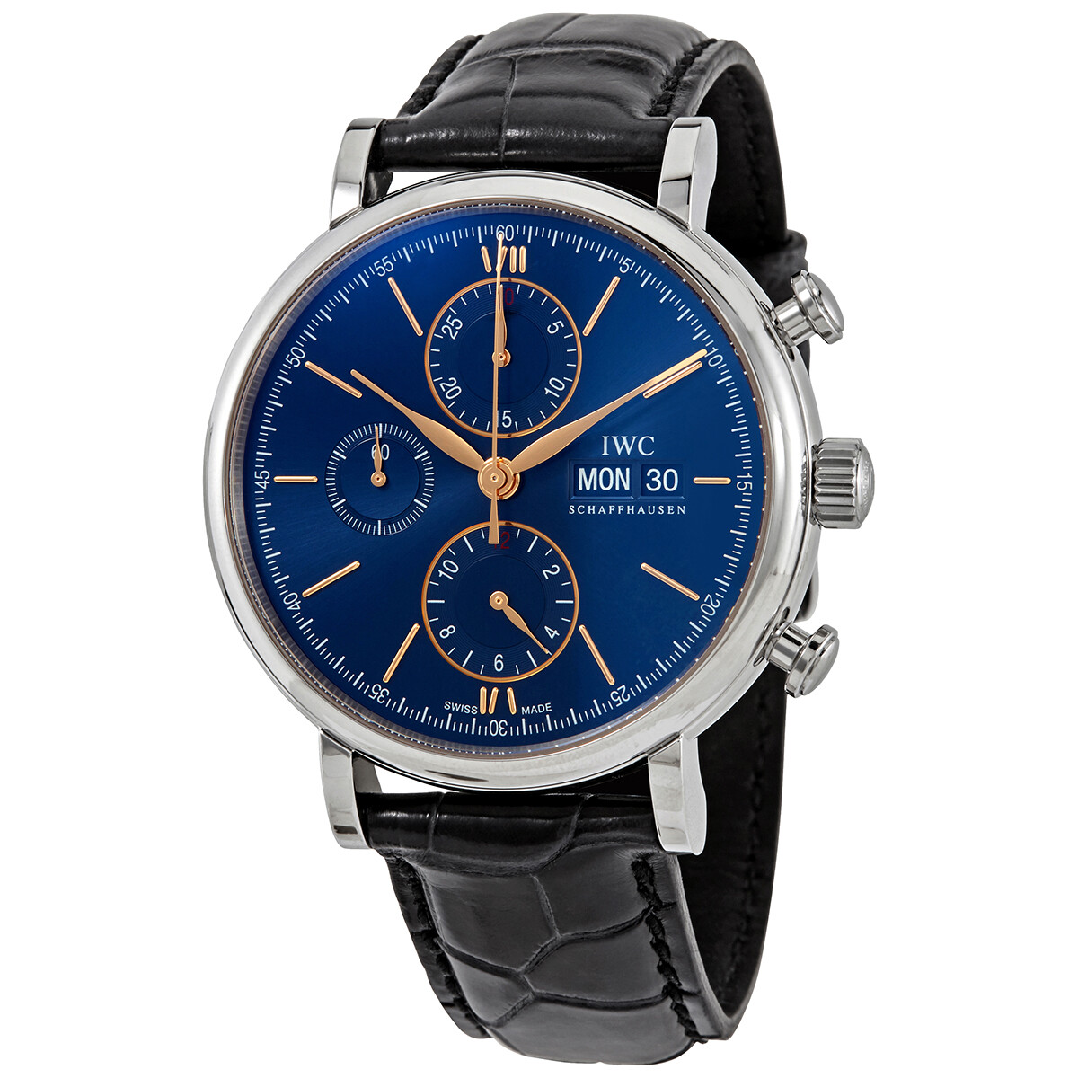 IWC Da Vinci New Automatic Chronograph Men's Watch IW376405 ...