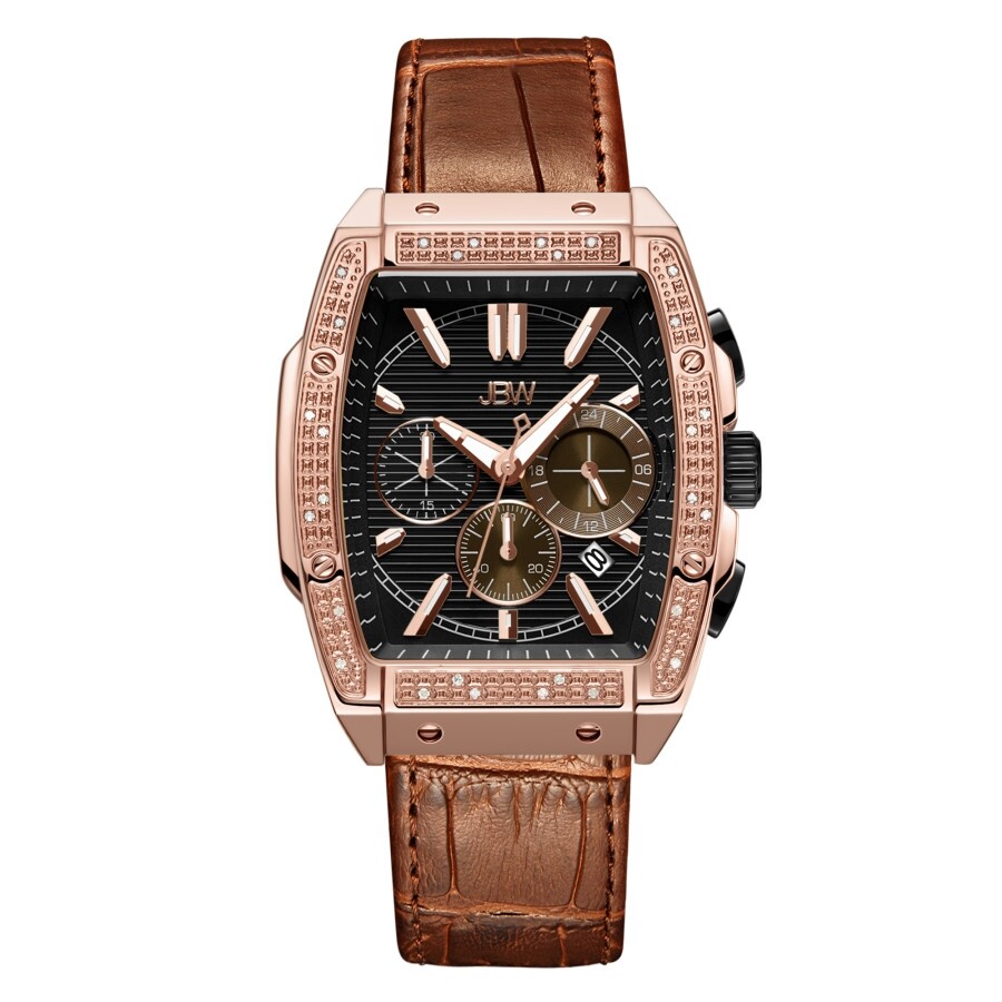 JBW Phantom Chronograph Quartz Diamond Men's Watch JB-6215-238-A ...