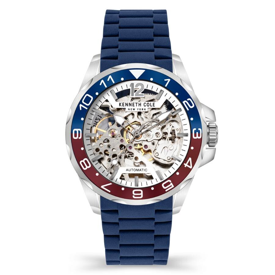 Kenneth Cole New York Automatic Skeleton Dial Men's Watch KCWGZ0065603 ...
