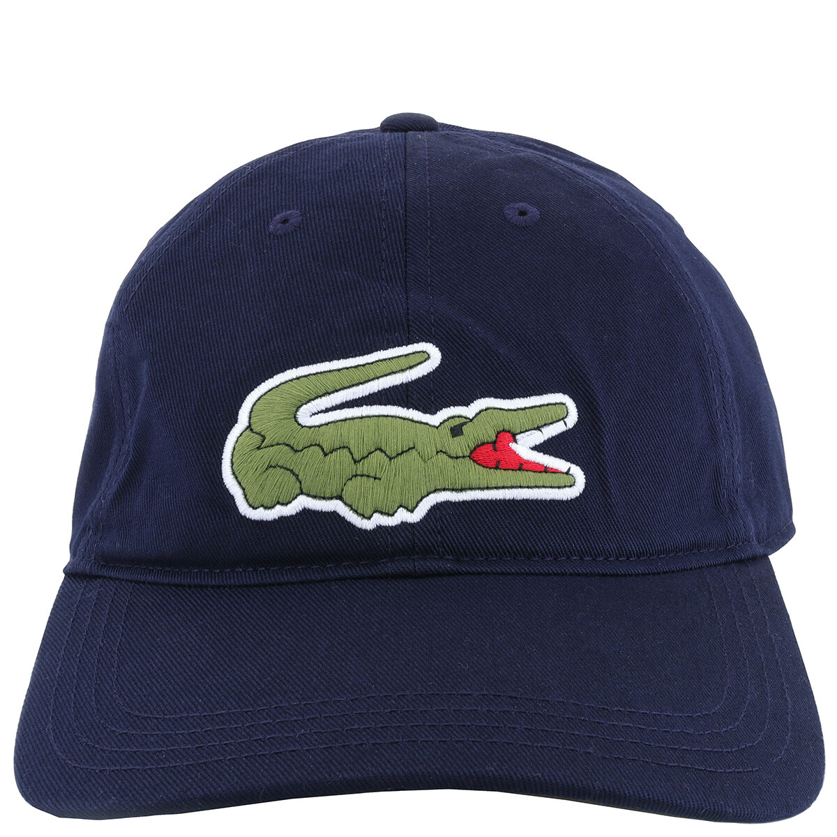 Lacoste Crocodile Embroidered Adjustable Cotton Cap, Size One Size ...
