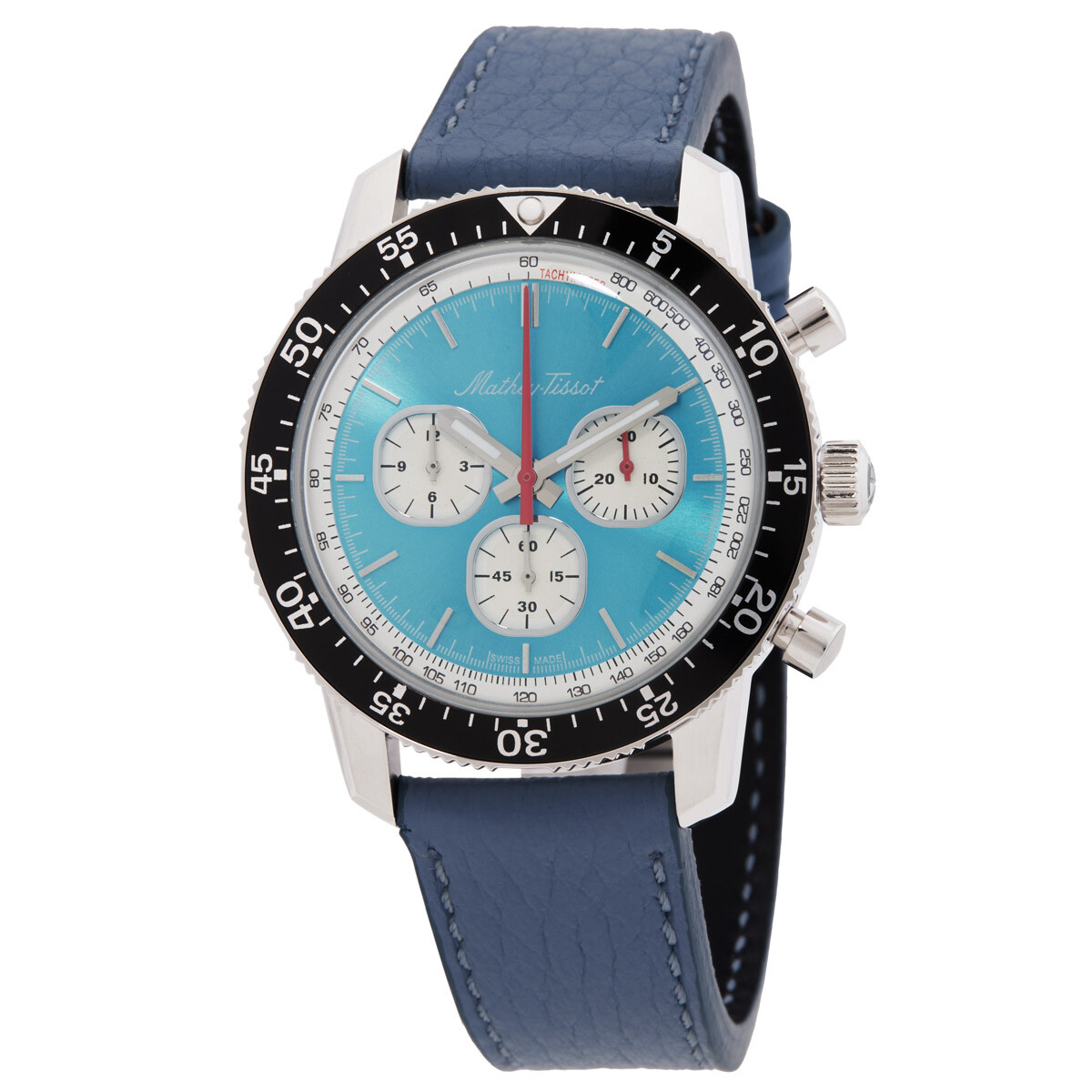 Mathey-Tissot Lancelot Chronograph Quartz Blue Dial Men's Watch ...