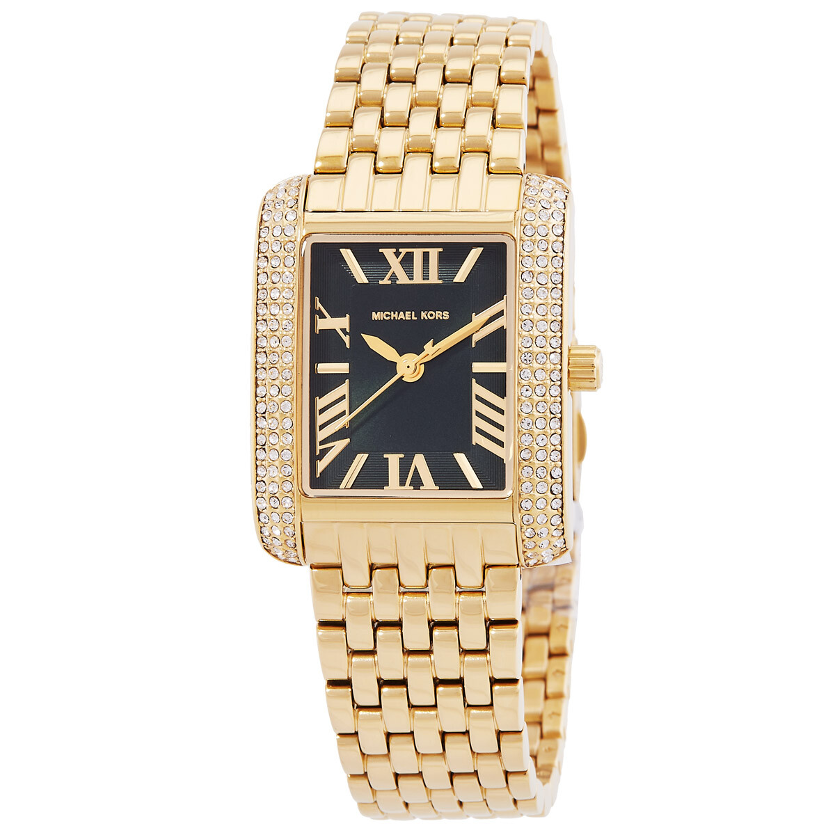Michael Kors Emery Quartz Crystal Ladies Watch and Bracelets Gift Set ...